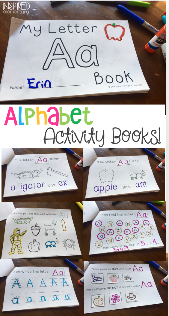 Alphabet Games and Centers · Inspired Elementary