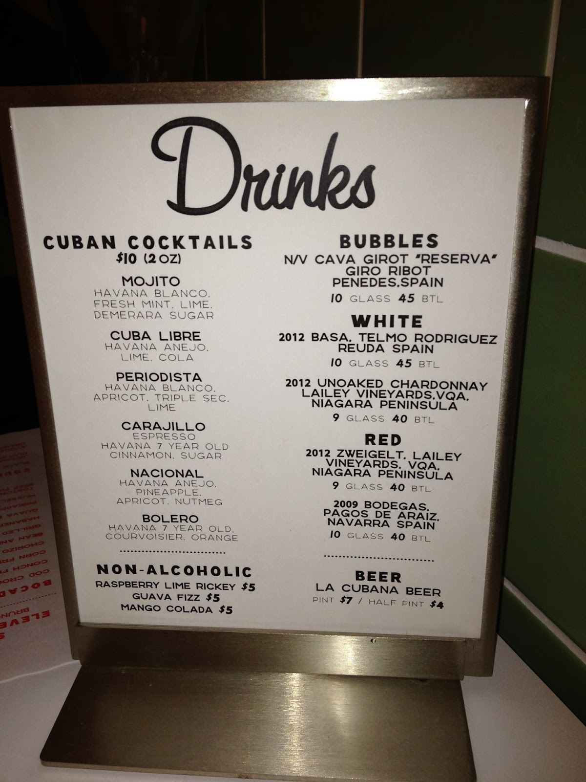 LA CUBANA - Roncesvalles Retro Cuban Diner - Toronto