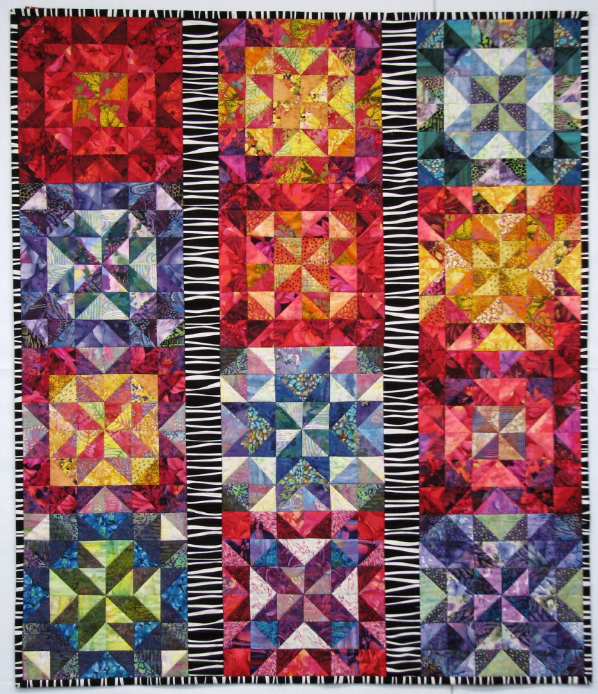 Quilt Inspiration: Exuberant Color