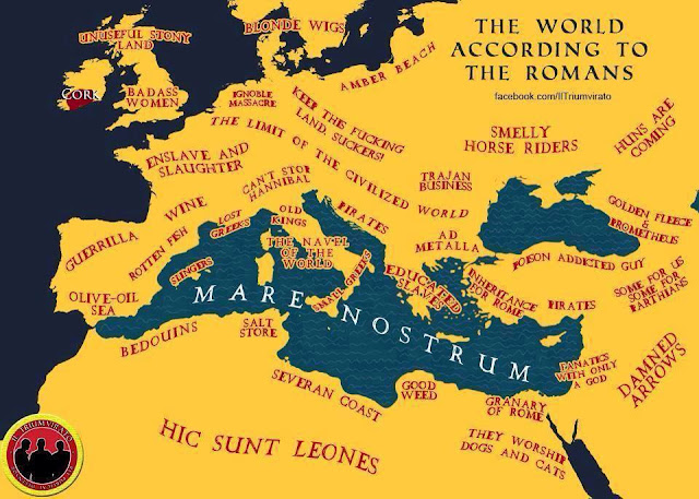 [MAPA] O mundo de acordo com os romanos. | | MARE NOSTRUM