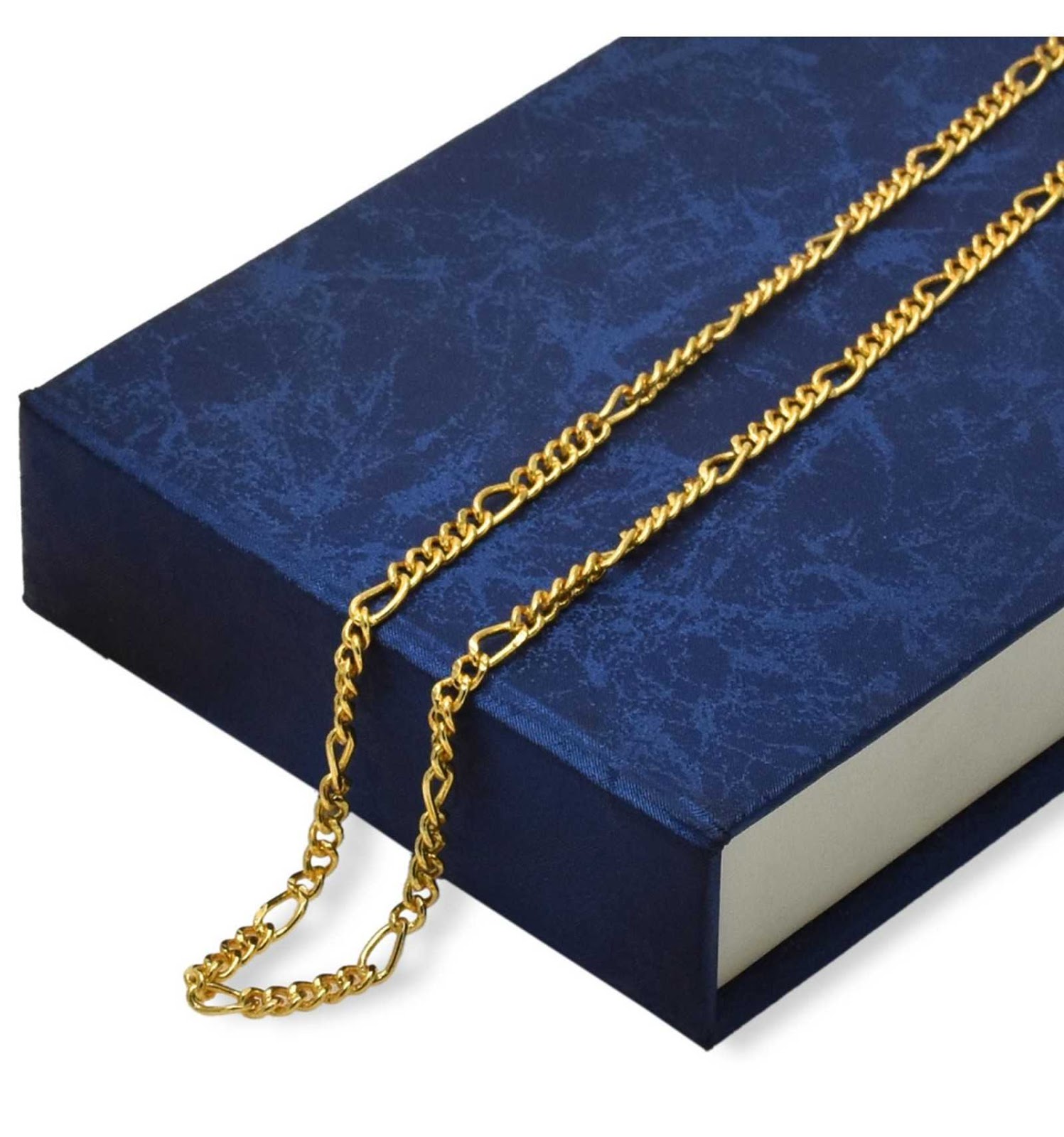 One Gram Gold Thin Figaro Sachin Chain Kids Buy Online|Kollam Supreme