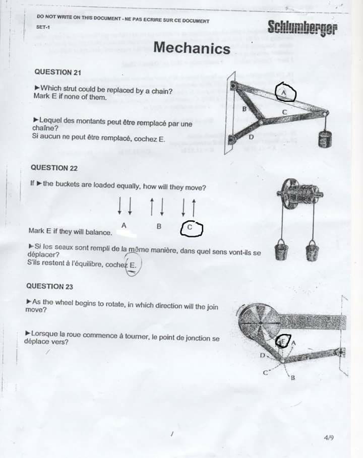Test Recruitment Schlumberger– Maths and Logique SHLUMBERGER - OPEN