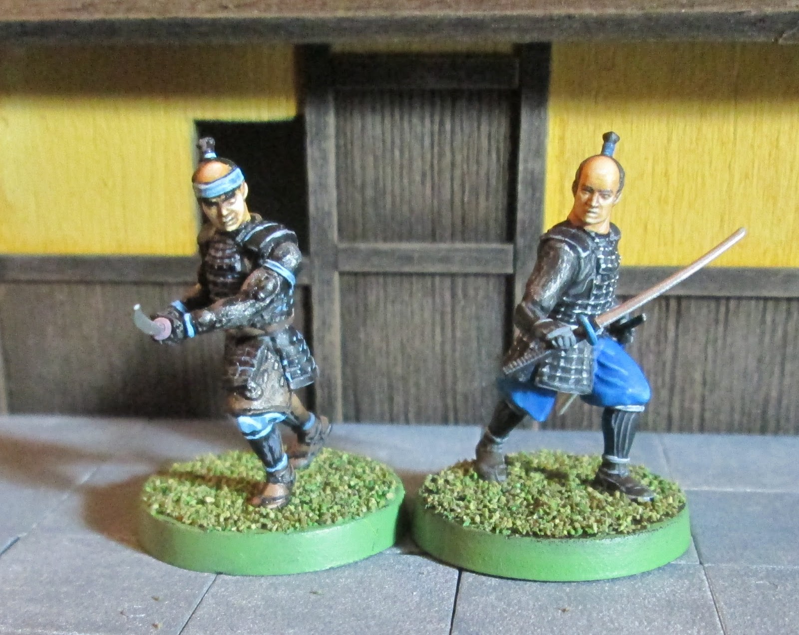 In space no one can hear you paint: Some painted Wargames Factory samurai