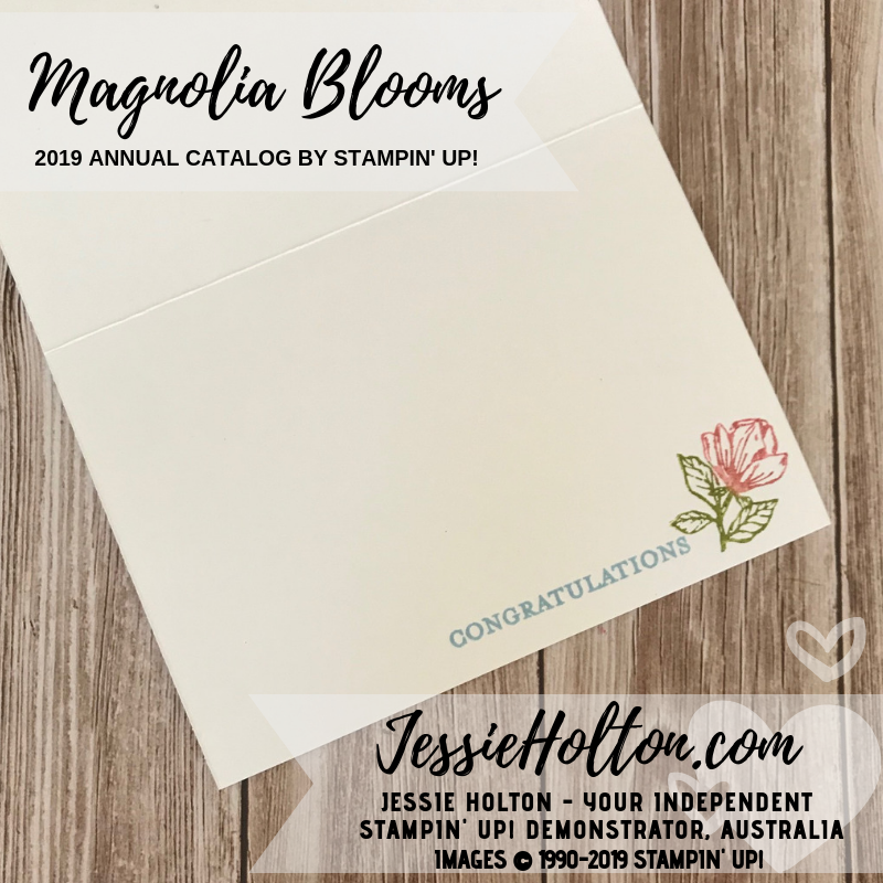 Jessie Holton - Aussie SU Demo : Magnolia Blooms with Subtle Embossing ...