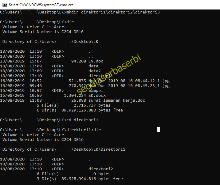 Mengenal Perintah Internal DOS - SERBA SERBI