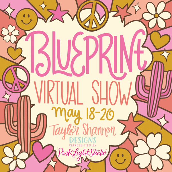print & pattern: VIRTUAL BLUE PRINT - pink light studio