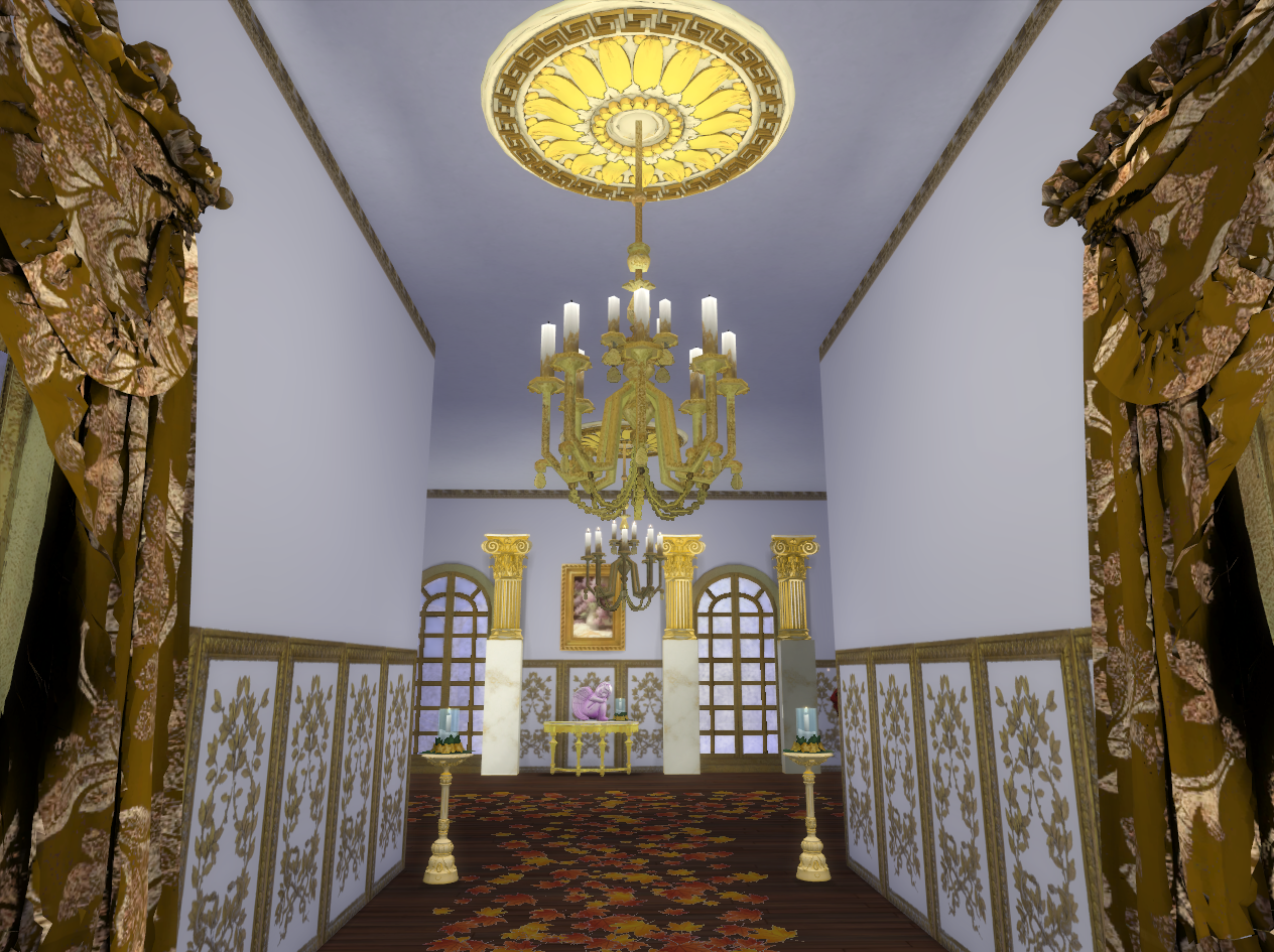 Anna Quinn Stories: Ceiling Rosettes & Color Walls For SIMS 4