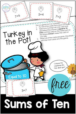 Primary Inspiration: Gobble Gobble! Thanksgiving Addition Freebie!