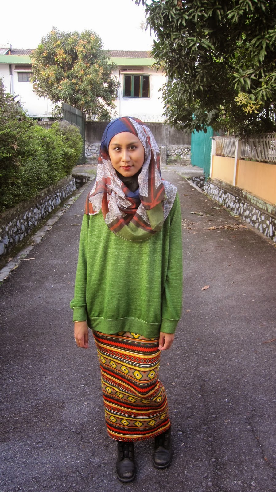 Long Tribal Print Pencil Skirt — The Good Weekender