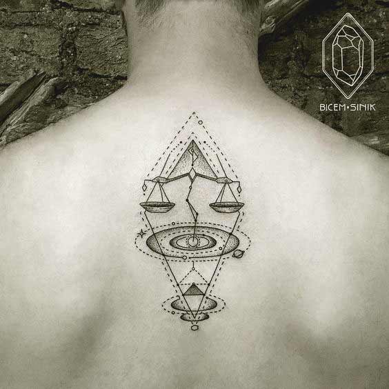170+ Most Beautiful Libra Tattoos For Females and Guys (2020) Horoscope ...