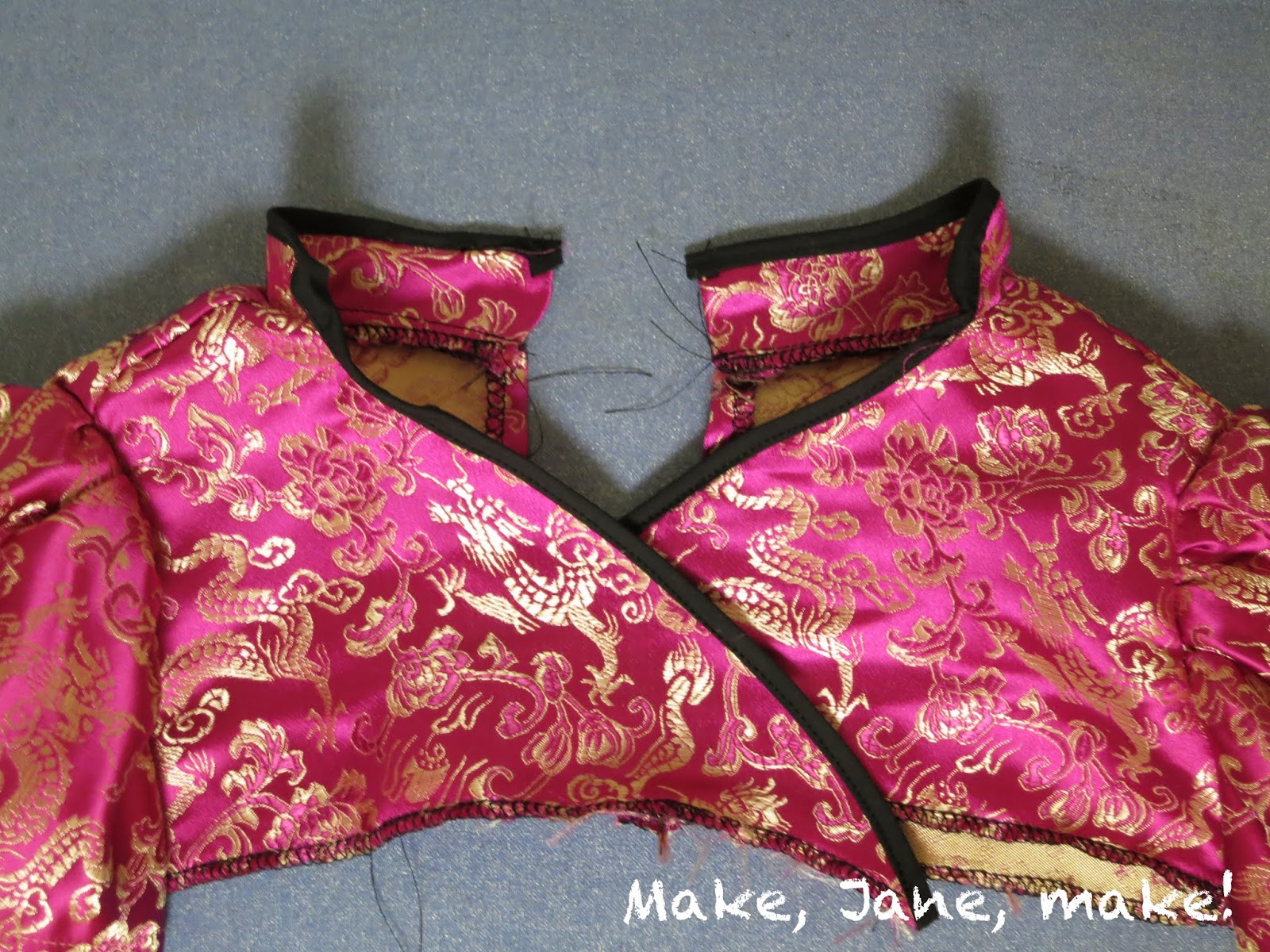 Make, Jane, make!: Baby Qipao Tutorial, Part 2