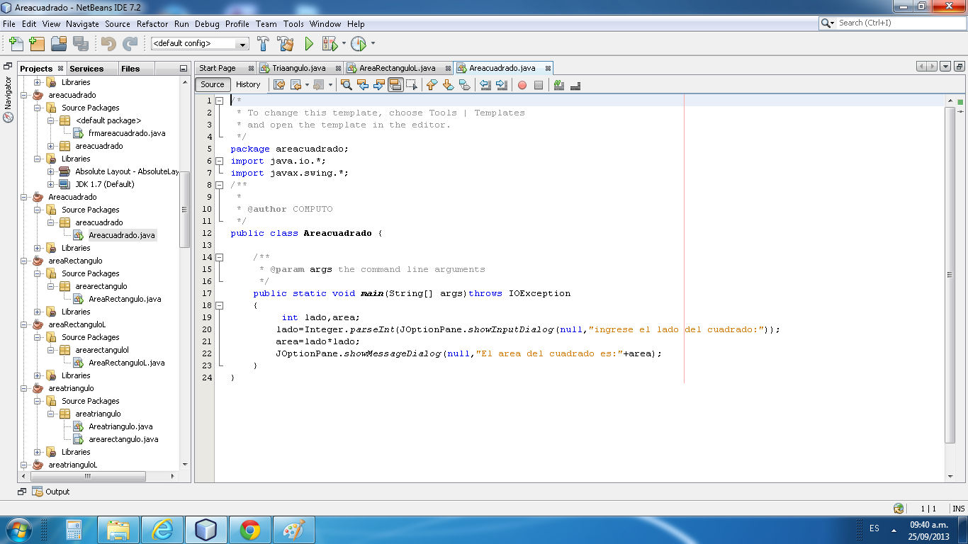 LENGUAJE JAVA: PRIMER PARCIAL JAVA
