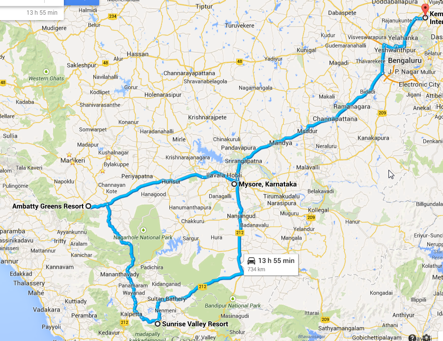 Travel Diaries: Mysore Coorg Wayanad - Travelogue
