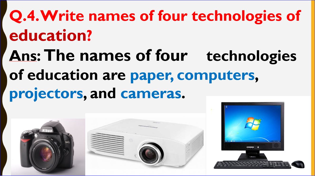 Technology (Grade - 3 - 5)/ Science / Worksheets & Q/A