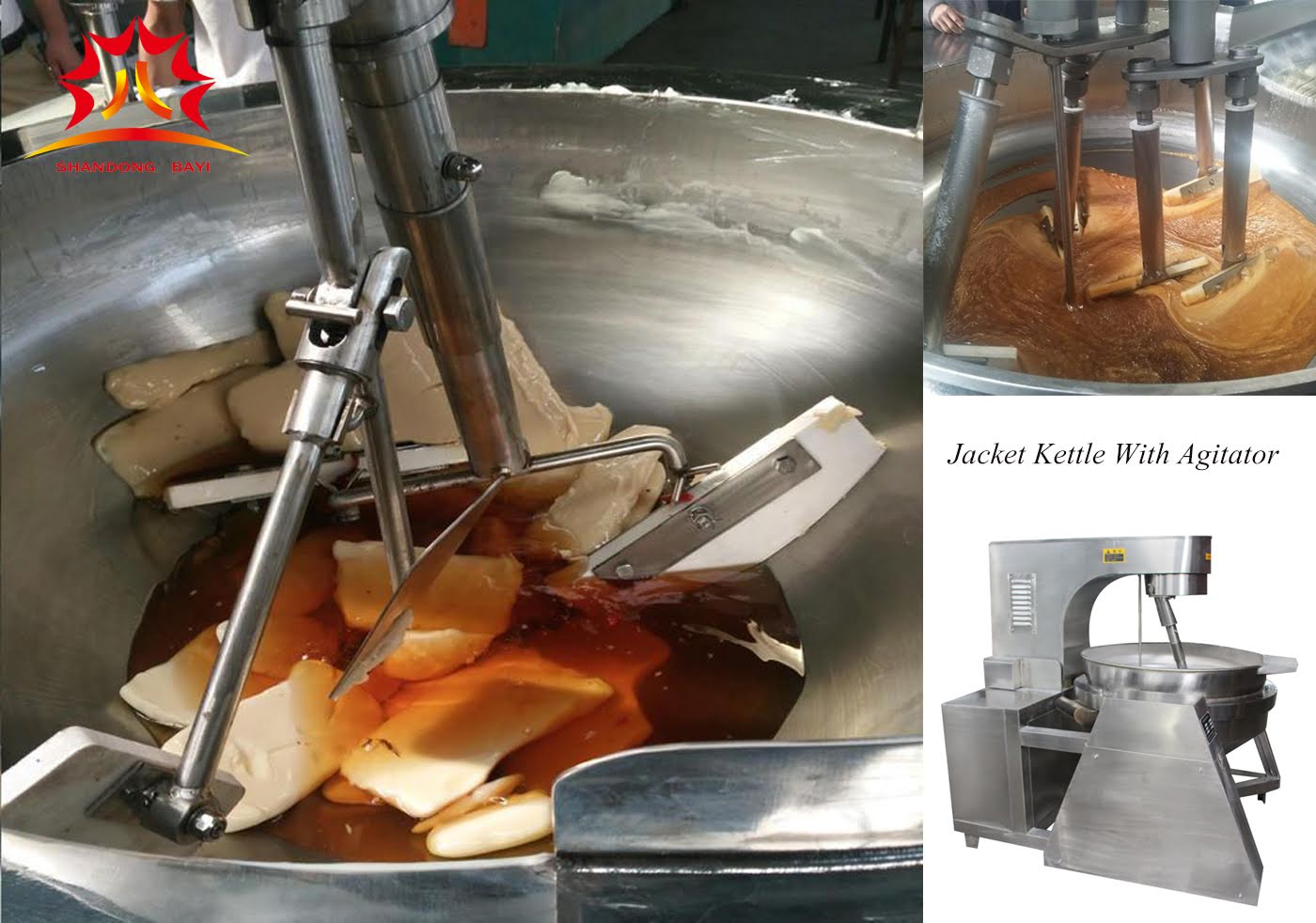 Vacuum fryer: steam jacketed cooking kettle