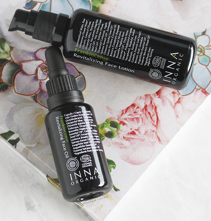 INNA Organic Face Oil And Lotion Review & Giveaway | rolala loves