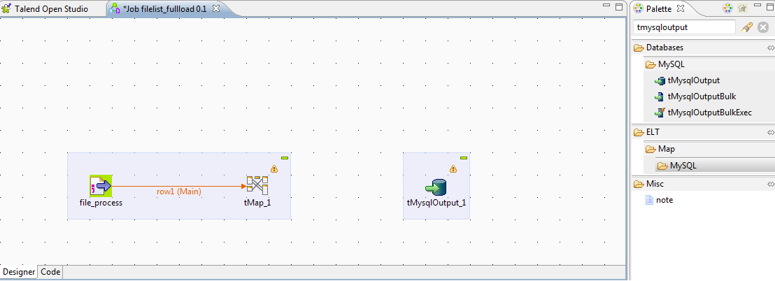 Talend Training: Iterate and load multiple files into database using tFlelist and tMysqlout