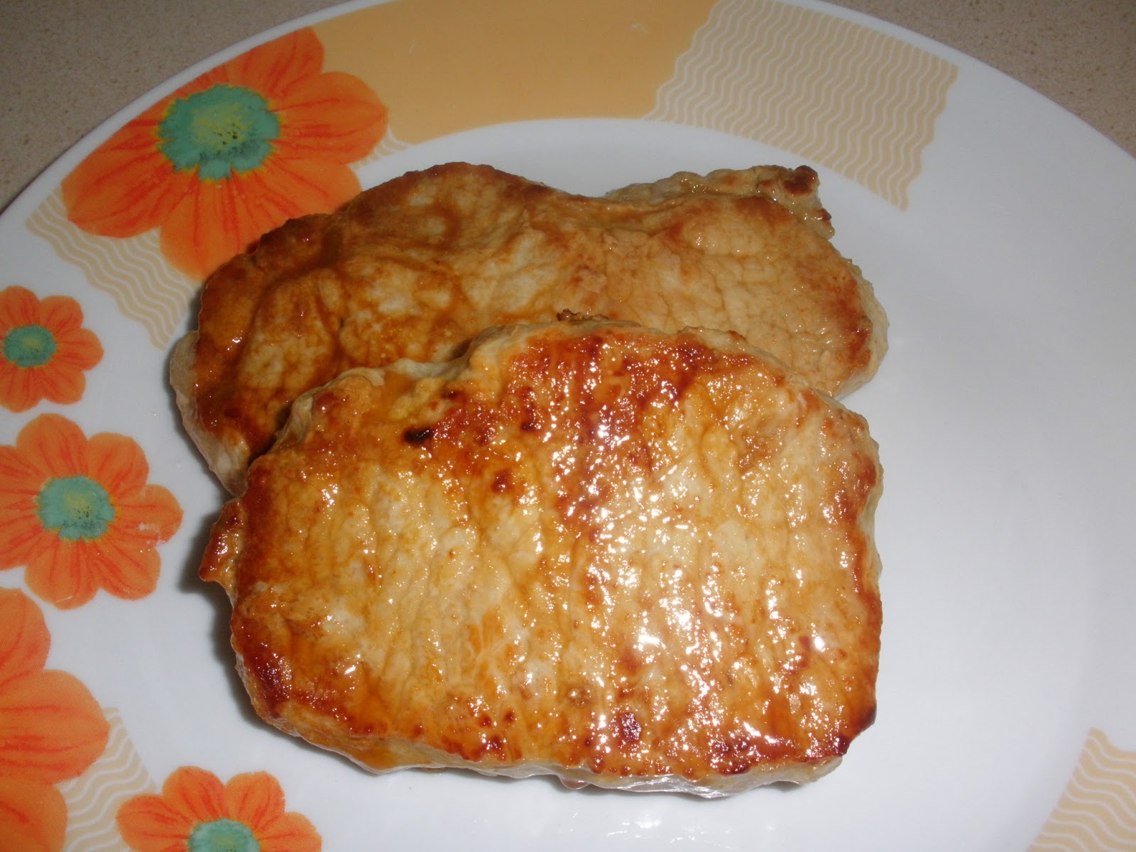 Come to cook: Χοιρινα μπριζολακια με σαλτσα μουσταρδας και θυμαρι