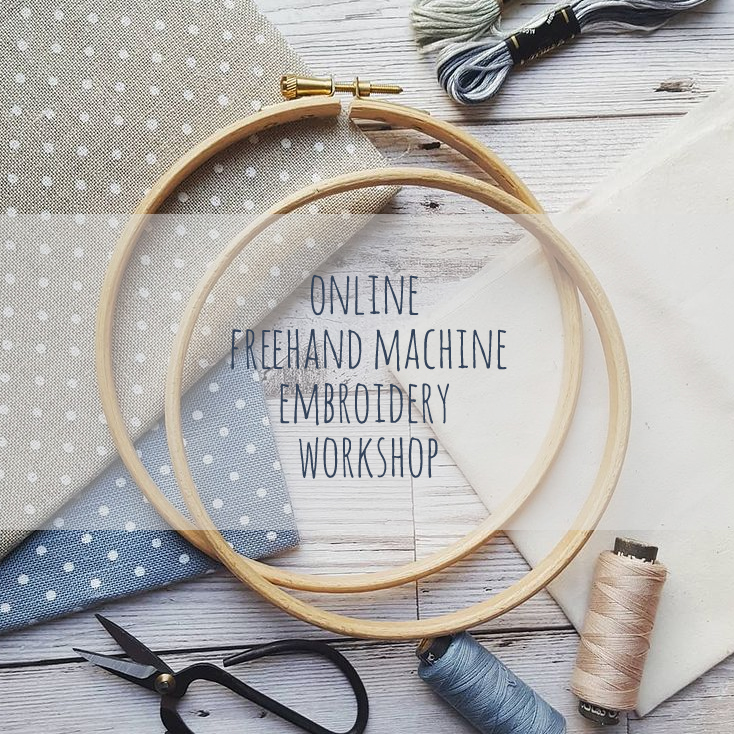 May I Design: NEW ONLINE FREEHAND MACHINE EMBROIDERY WORKSHOP