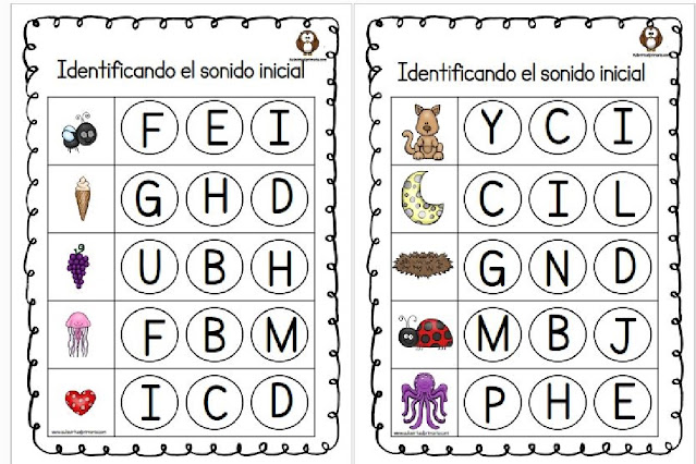 Identificando Sonidos Iniciales - Dinamicas de grupo | Dinamicas ...