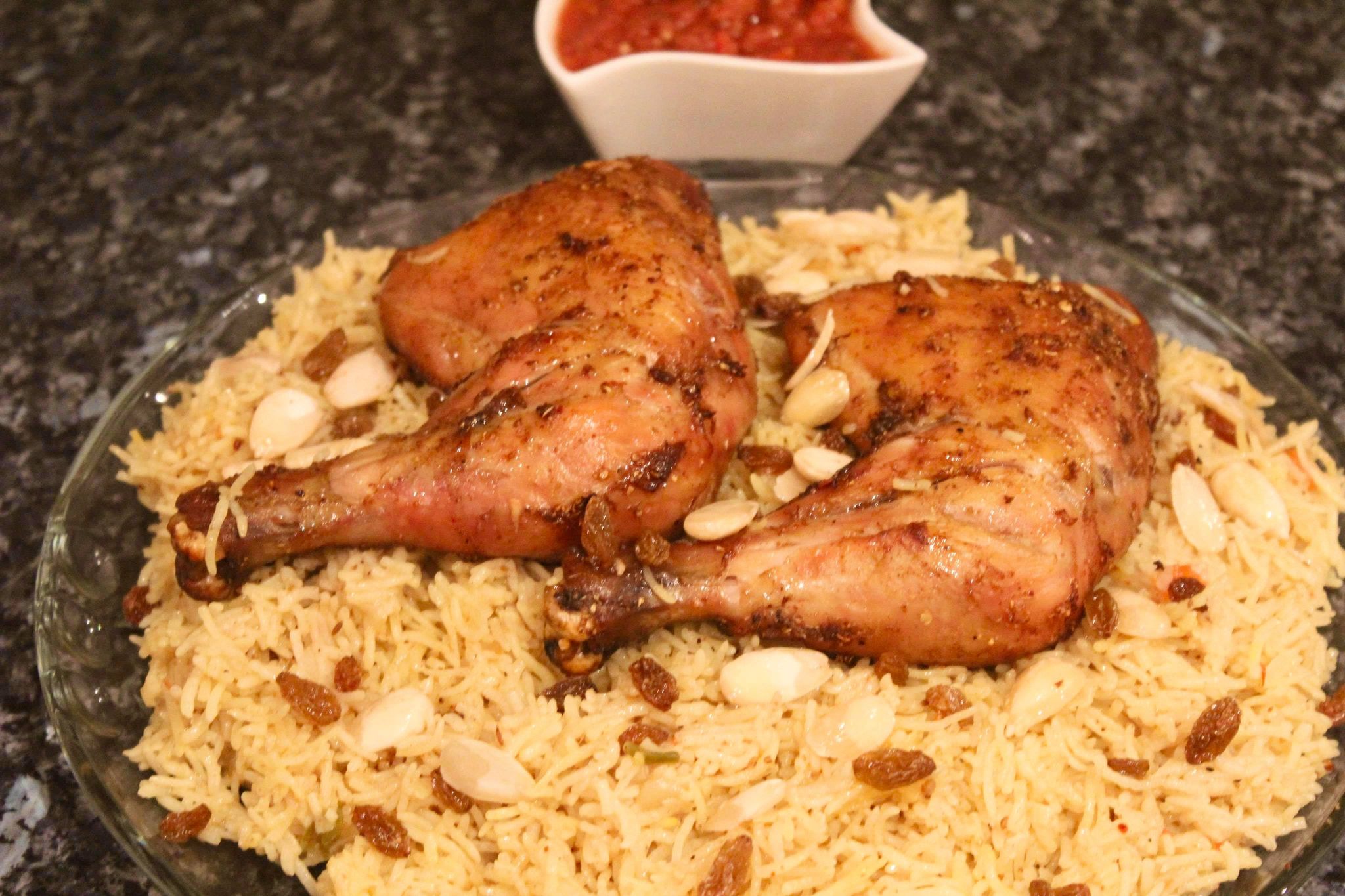 Arabian Chicken Mandi Recipe With Smoky Flavoured Rice | Neelo's kitchen