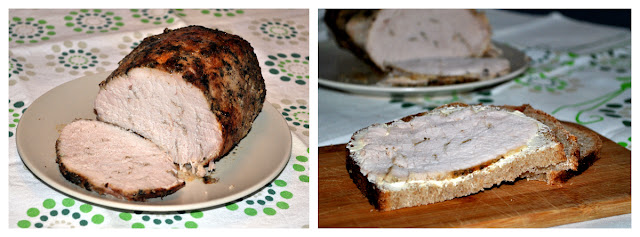 Fűszeres fehér karaj egyben sütve