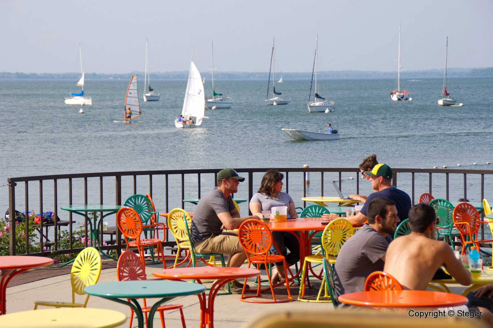 The Wheel: Memorial Union Terrace on Lake Mendota