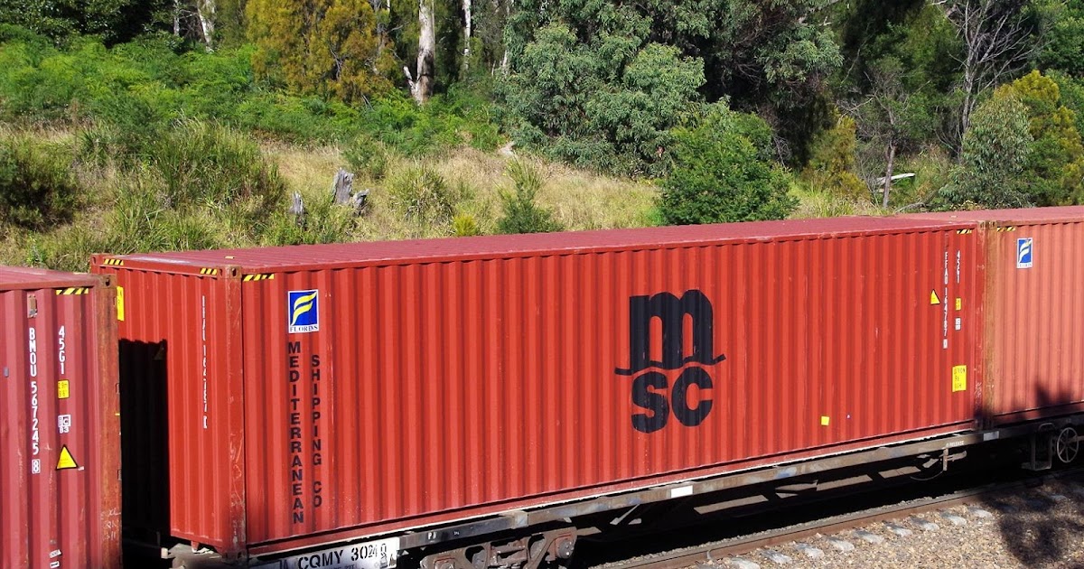 Rollingstock News: MSC Shipping Containers