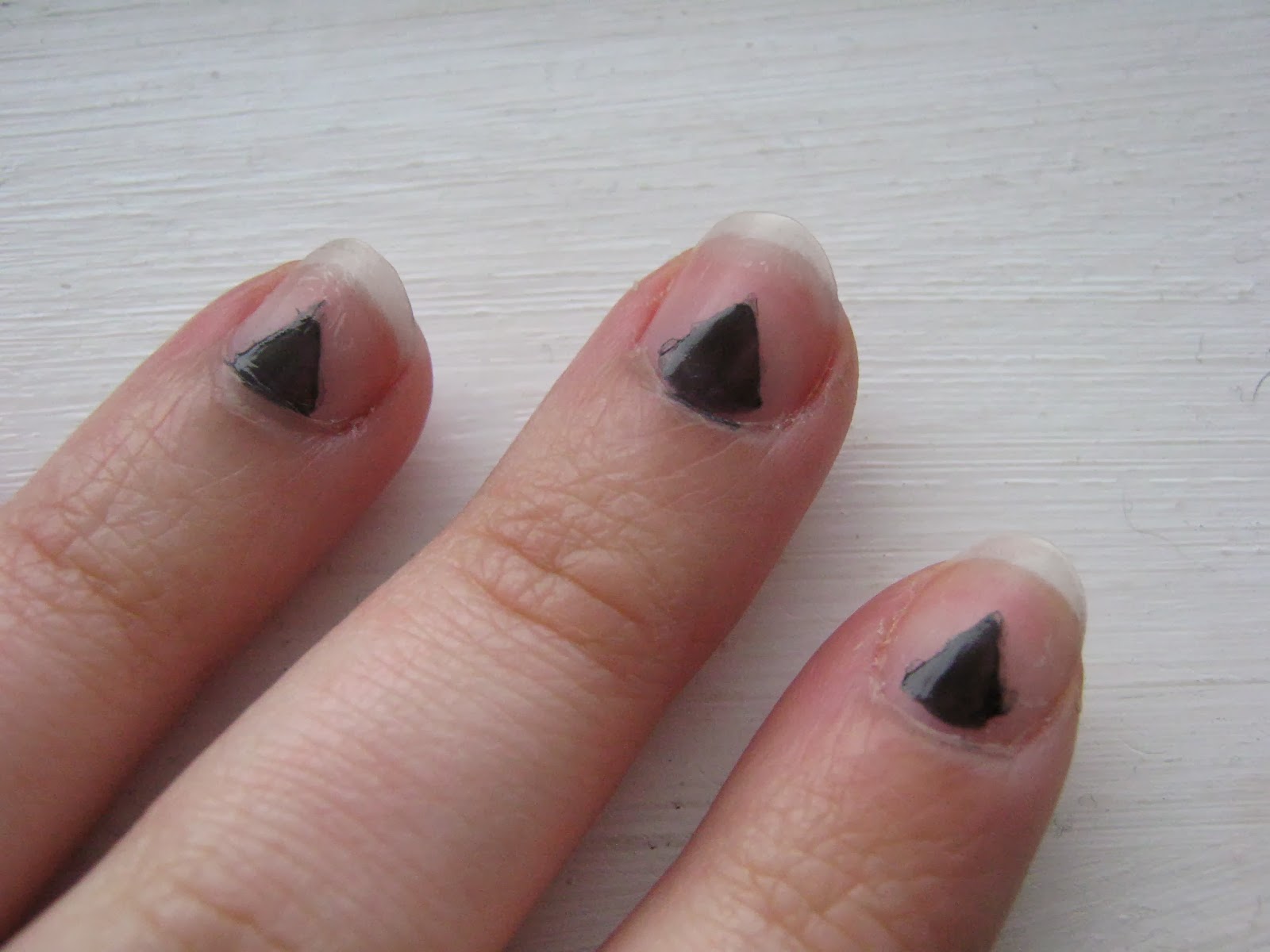 How to: Minimal Triangle Nails | Awake + Make | A Blog for Creative Living