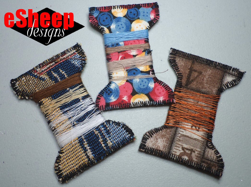 eSheep Designs: Scrap Busting: DIY Bobbins