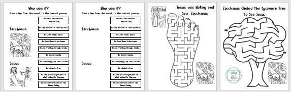 Zacchaeus Meets Jesus | Bible Fun For Kids