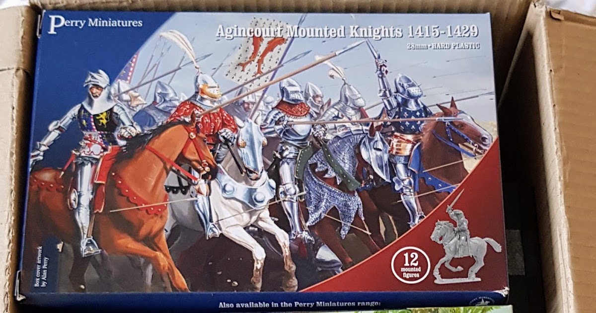 HYW #17 - Open Box - Perry - Medieval Agincourt Mounted Knights 1415-29