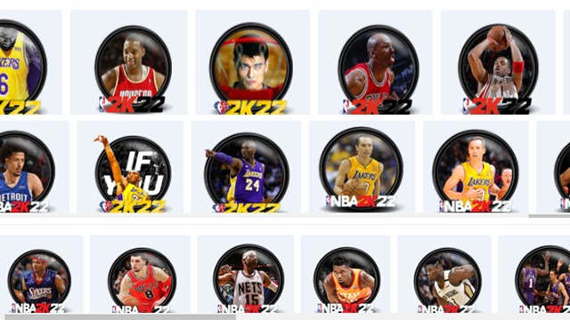NBA 2K22 NBA Superstars Desktop Icons Pack V3 by Wenshanliu