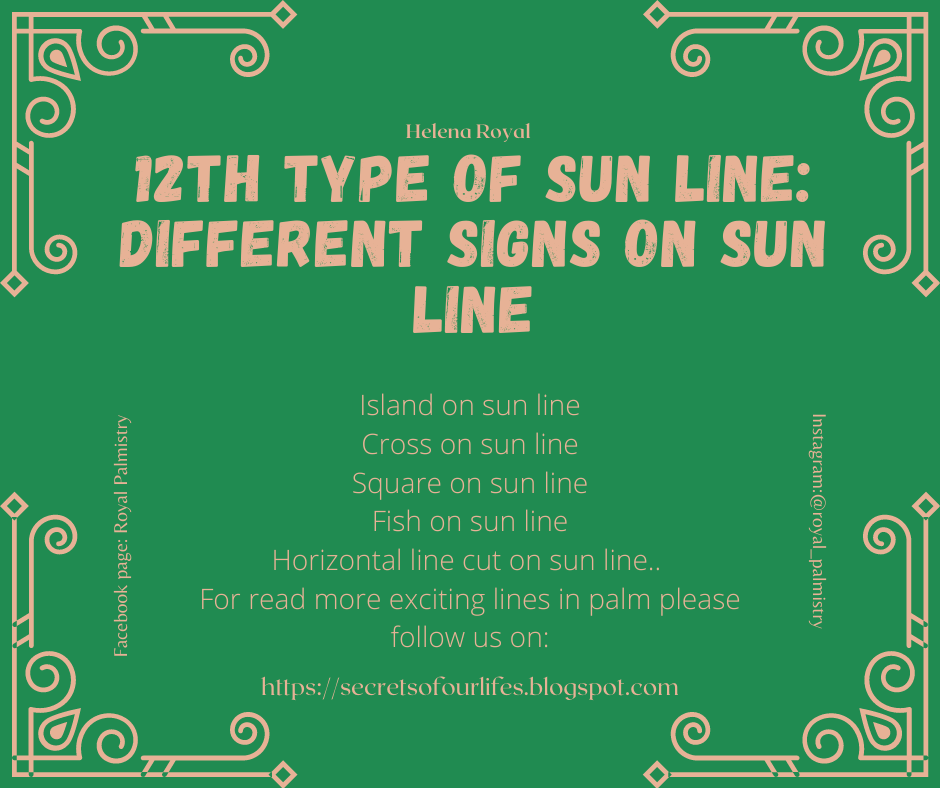 Quick Guide of Sun Line in palmistry: 12 Lines of Fame, Wealth, and ...