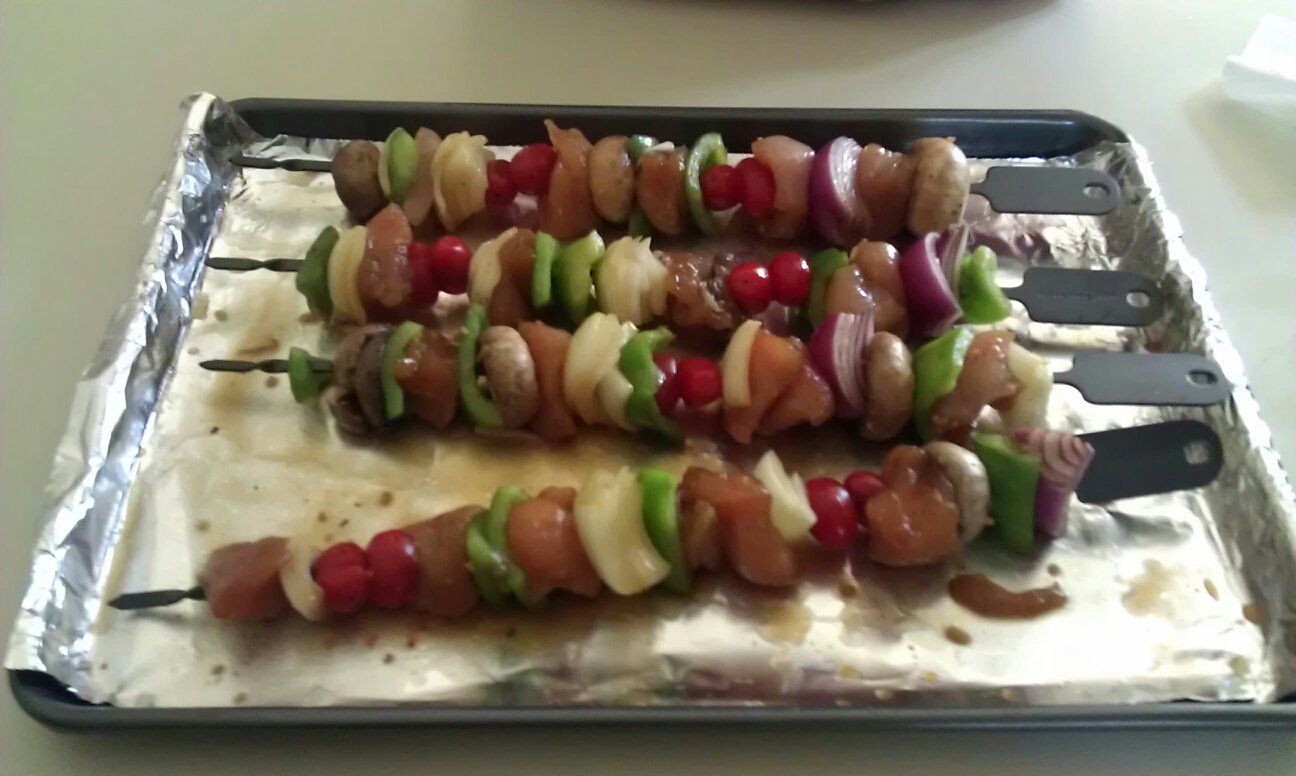 In the Nic of Time: Kabobs...that's what's for dinner!