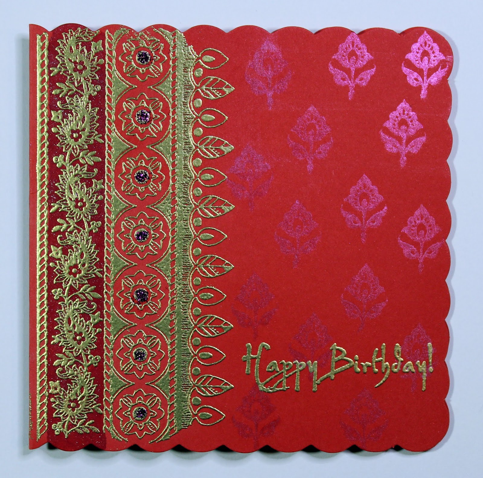 Beadwork and Textiles by Anne Waller: Quick and Easy Indian Themed Cards