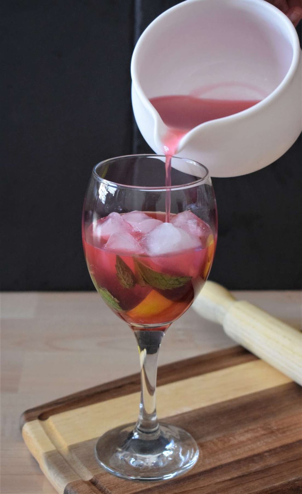 Red Grape Mojito | Red Grape Mocktail - Rumki's Golden Spoon