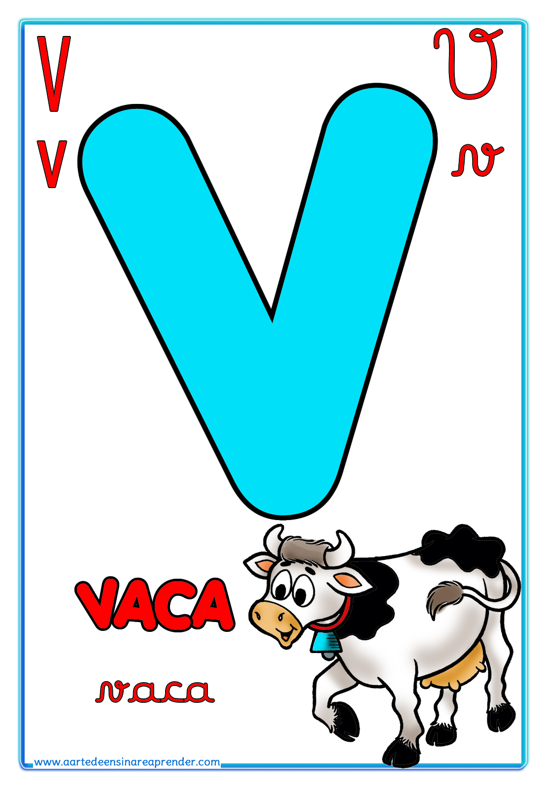 Alfabeto quatro tipos de letras - REFORMULADO!!! - A Arte de Ensinar e ...