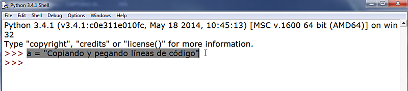 APRENDER A PROGRAMAR CON PYTHON: enero 2016