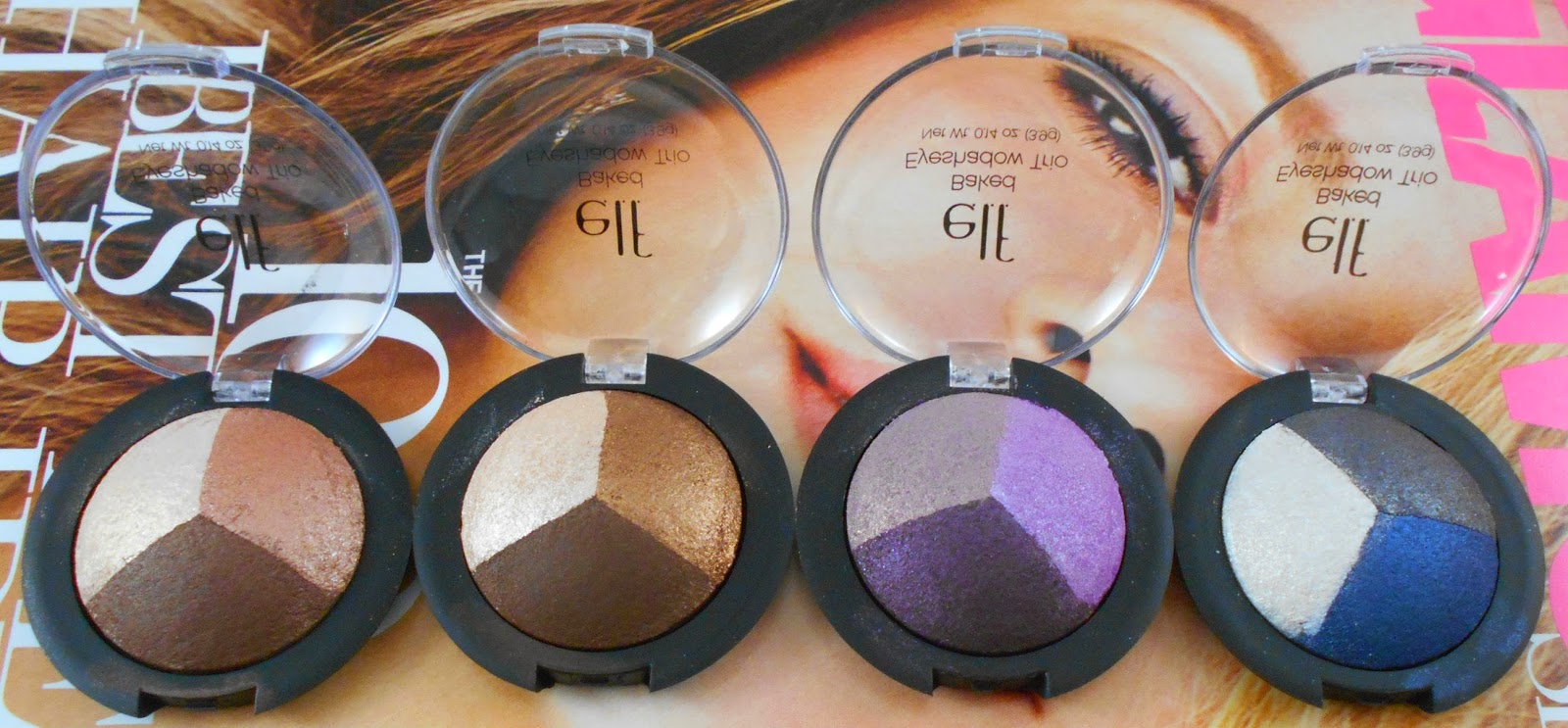 Makeup, Fashion & Royalty: Review: E.L.F Studio Baked Eyeshadow Trios!