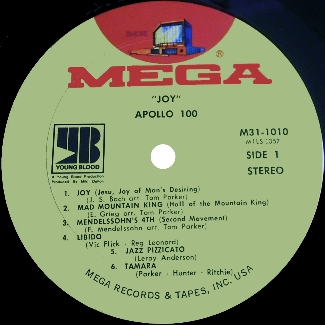 LA PLAYA MUSIC - OLDIES: APOLLO 100 - JOY (1973 USA) REPOST