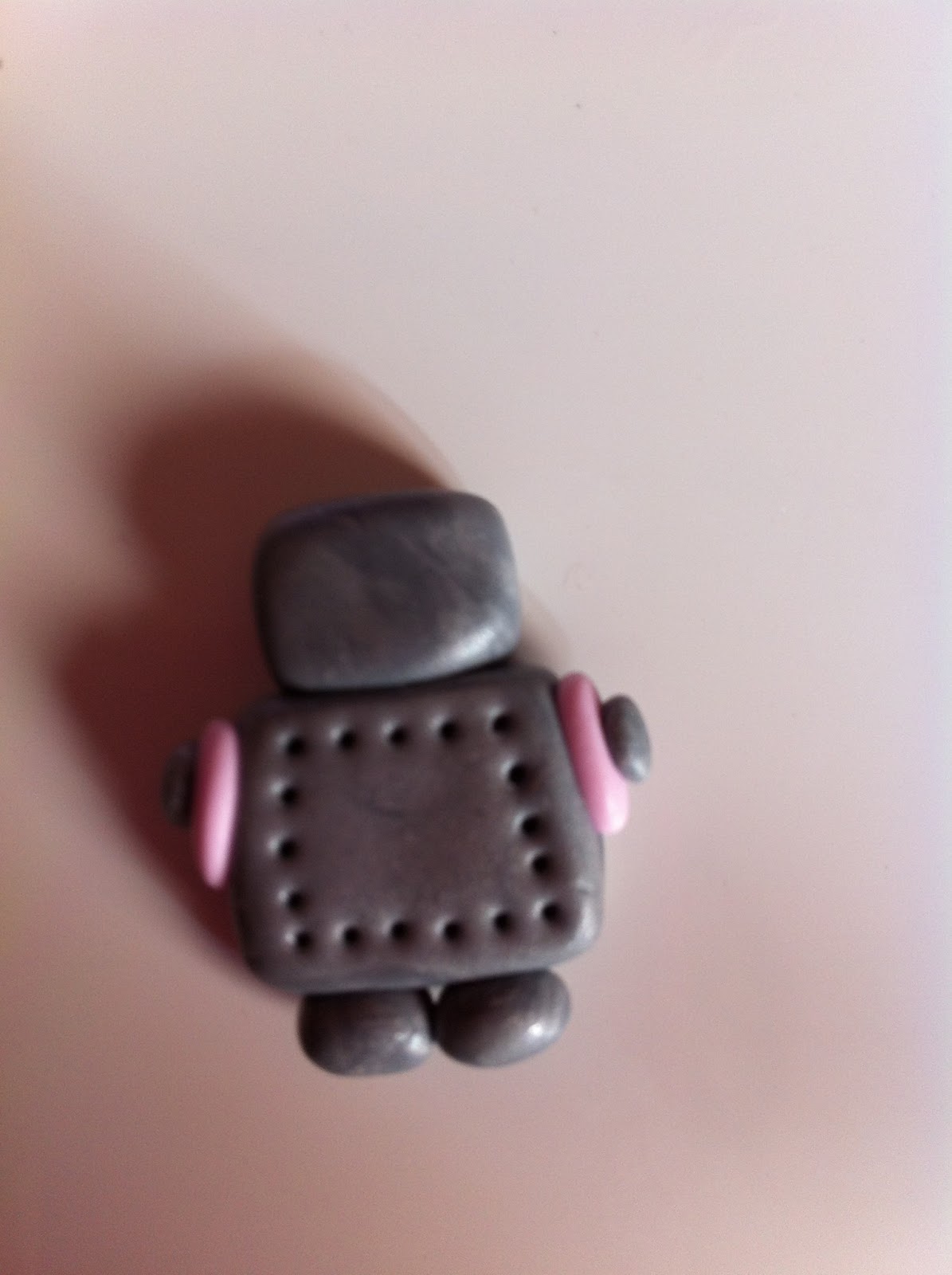 DreamFimoCharms: Tutorial: Polymer clay Robot charm