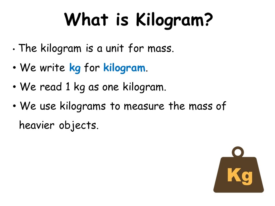 P2E Class Blog: Mass Lesson 2 - Measuring in Kilograms