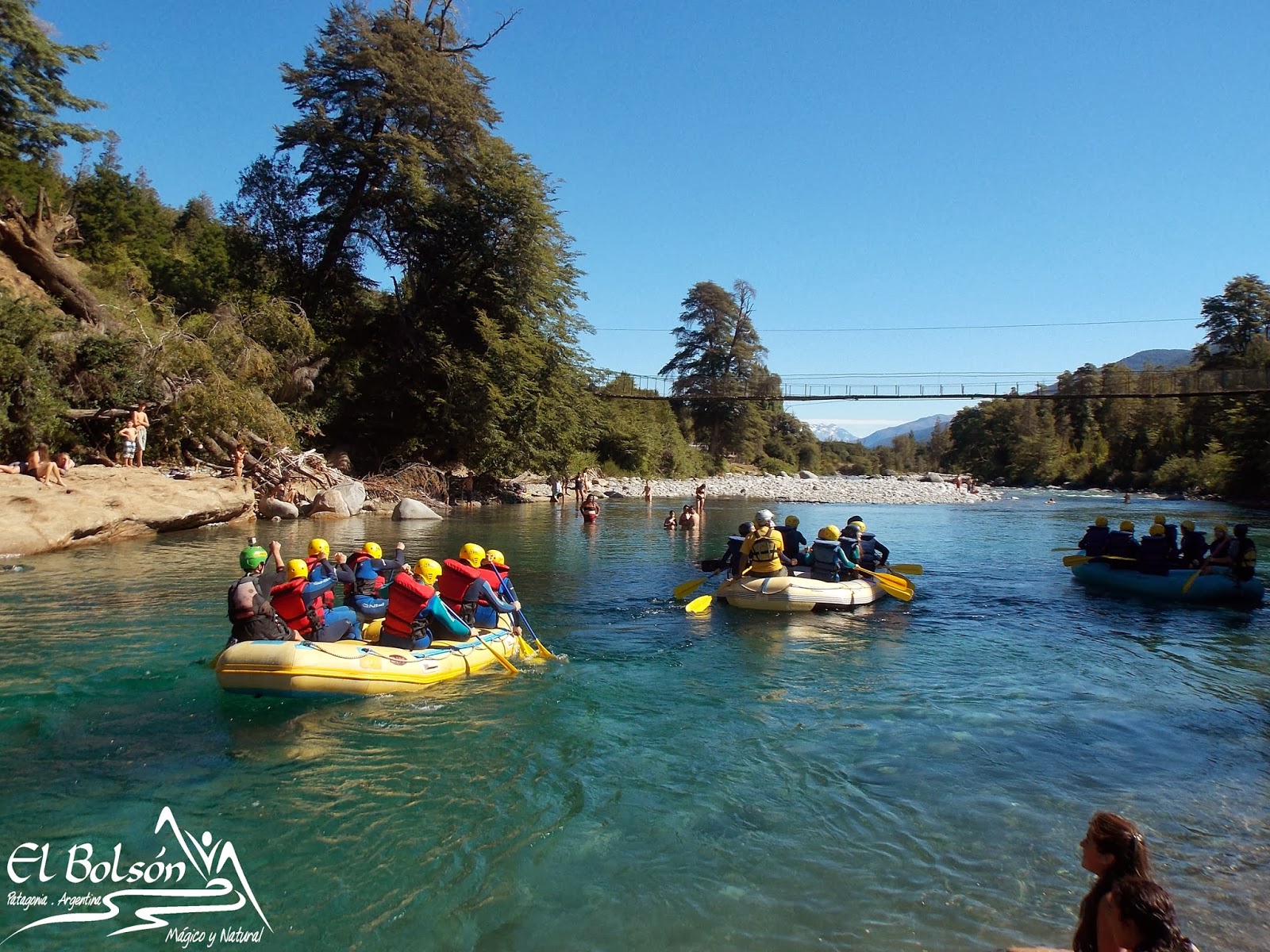 El verano se vive a pleno en El Bolsón
