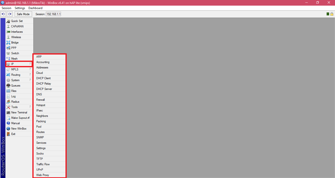 Menu Dan Interface Pada Winbox Mikrotik - DAJOEZY