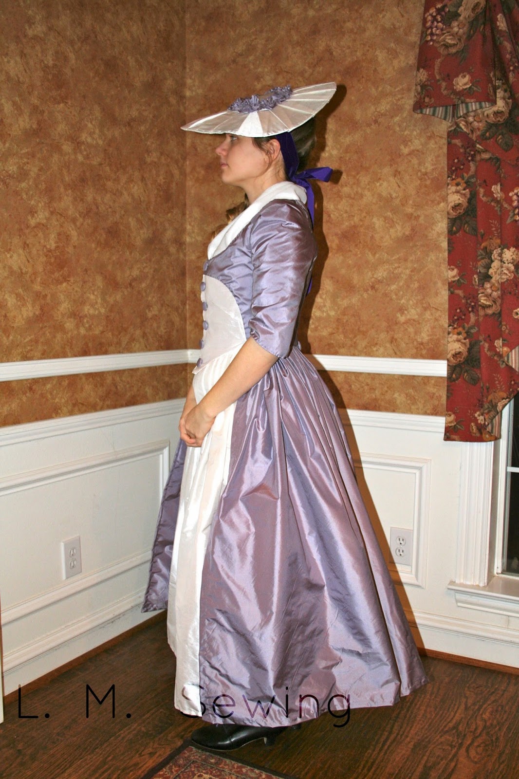 L.M. Sewing: The finished 1780 Zone Front Dress