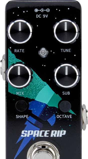 STOMP BOX STEALS: SYNTH- PIGTRONIX Space Rip ...a nano Mini Moog ...