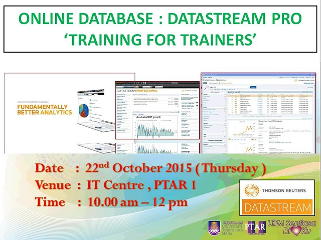 "Online Database : DATASTREAM PROFESSIONAL Training for Trainers ...