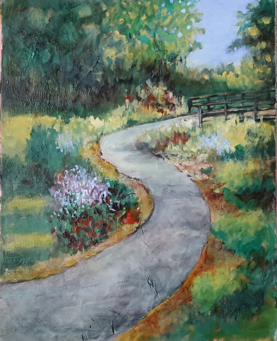 Staying Young at Art: Neighborhood walking path