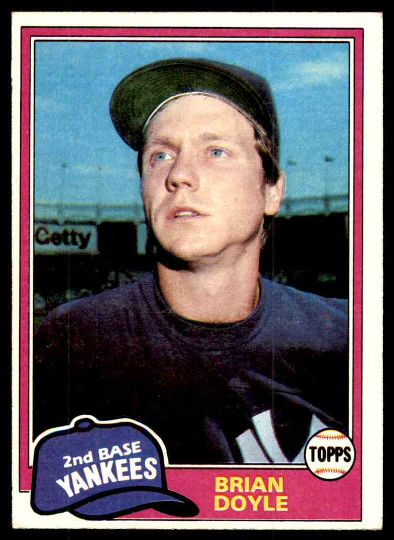 Baseball Cards Come to Life!: 1981 Topps Brian Doyle